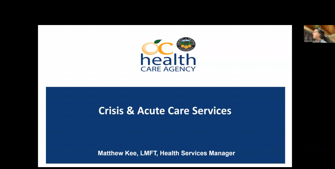 Connect-OC Coalition Meeting: Crisis Response Services | Blog | Connect-OC